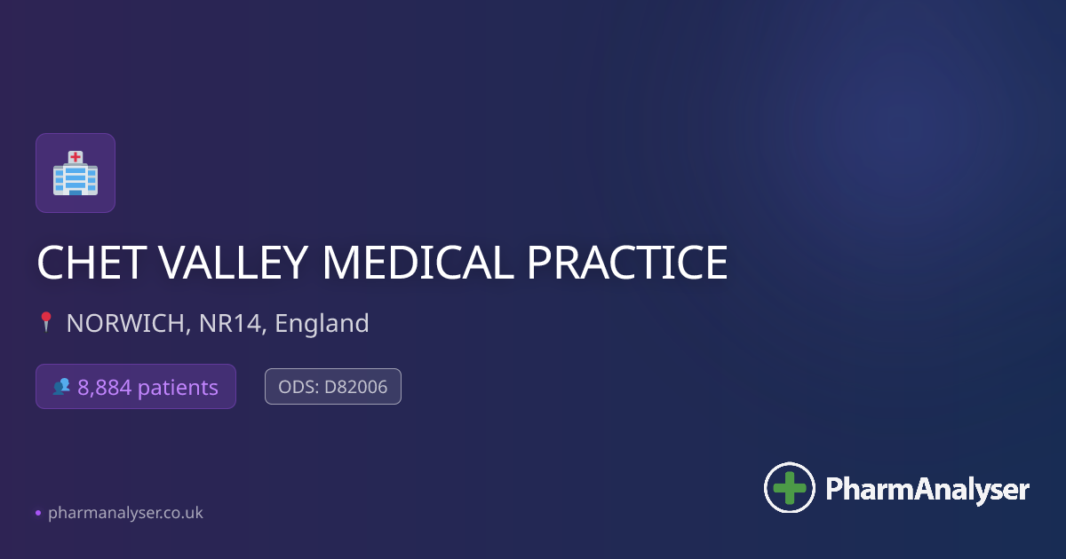 CHET VALLEY MEDICAL PRACTICE - GP in Norwich, NR... | D82006