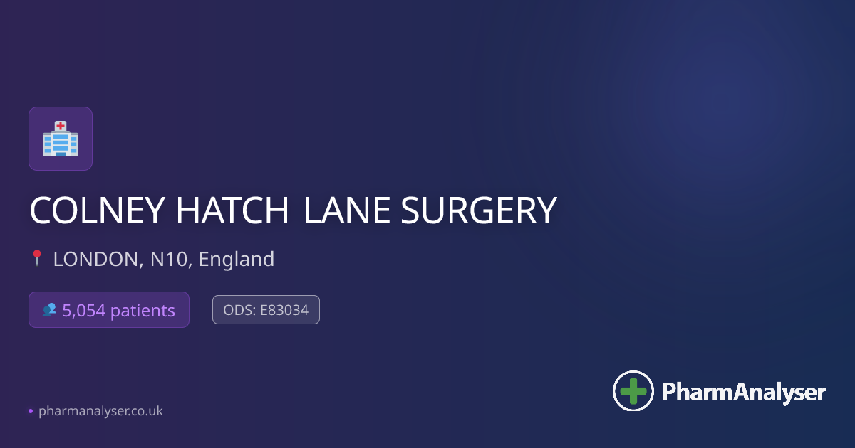 COLNEY HATCH LANE SURGERY - GP in London, N10 1E... | E83034
