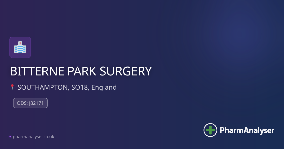 BITTERNE PARK SURGERY - GP in Southampton, SO18... | J82171