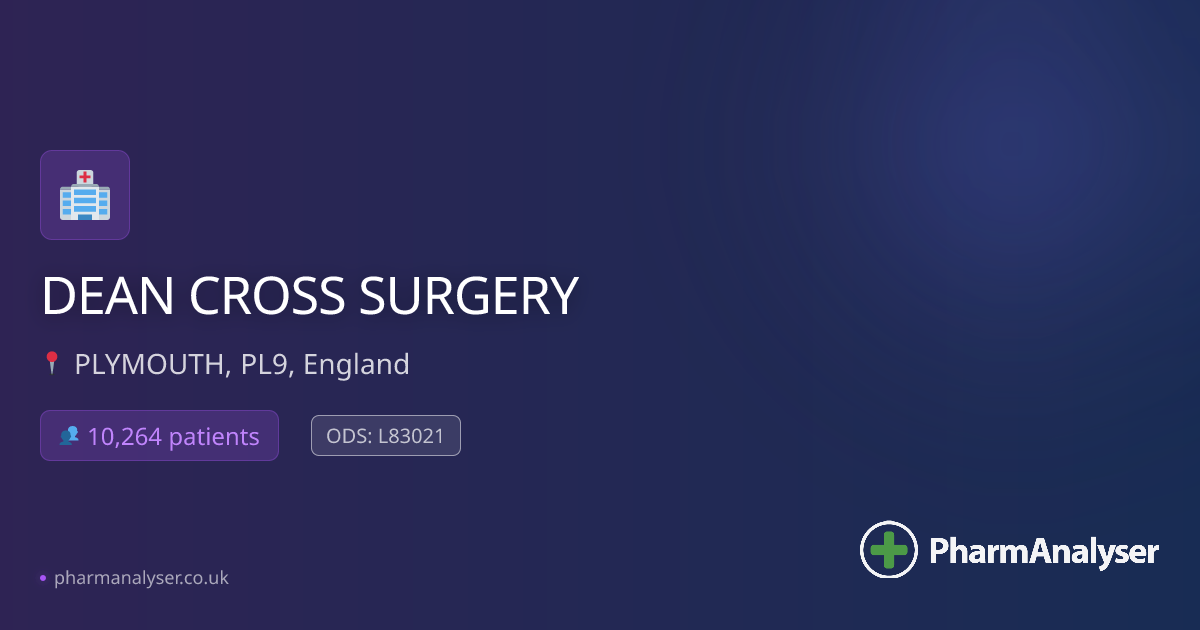 DEAN CROSS SURGERY - GP in Plymouth, PL9 9DL, En... | L83021