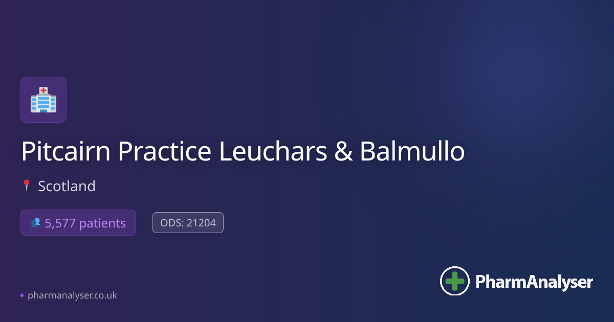 PITCAIRN PRACTICE LEUCHARS & BALMULLO - GP in KY1... | 21204