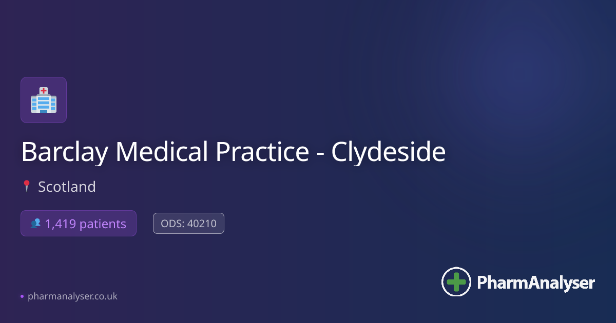 BARCLAY MEDICAL PRACTICE - CLYDESIDE - GP in G14... | 40210